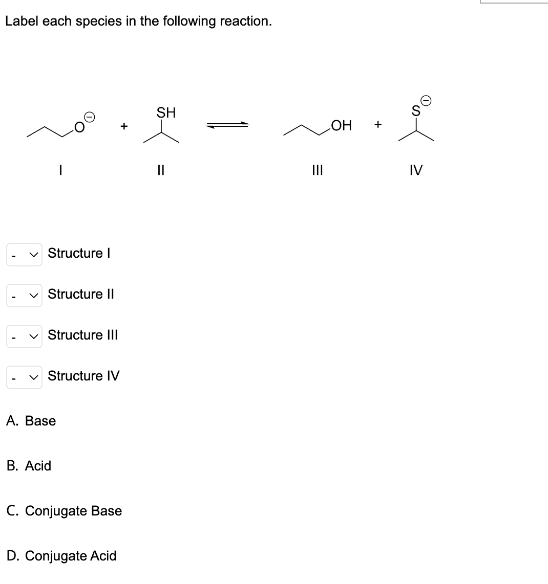 Solved Label each species in the following | Chegg.com