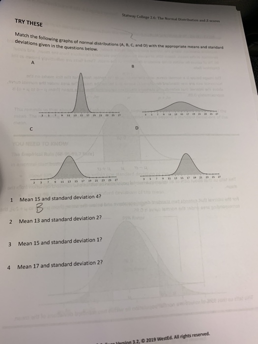 Solved Statway College 2.6 The Normal Distribution and | Chegg.com