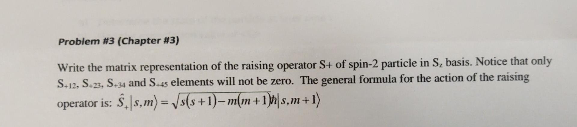 Solved Problem #3 (Chapter #3) Write the matrix | Chegg.com