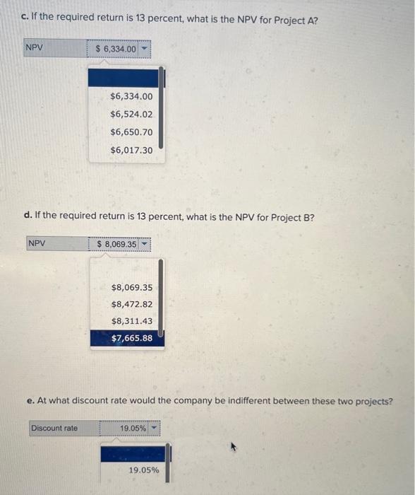 Solved please remember to do part c, d, and e on the | Chegg.com