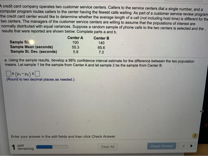 Solved part bbased on confidence interval constructed in | Chegg.com Solved part bbased on confidence interval constructed in | Chegg.com