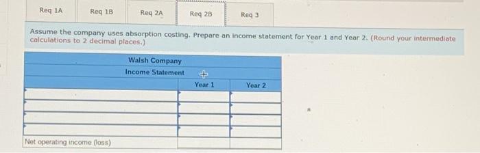 Solved Exercise 6-9 (Static) Variable and Absorption Costing | Chegg.com