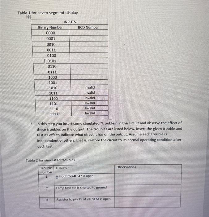 Solved Procedure 1. Construct the circuit shown below. The | Chegg.com