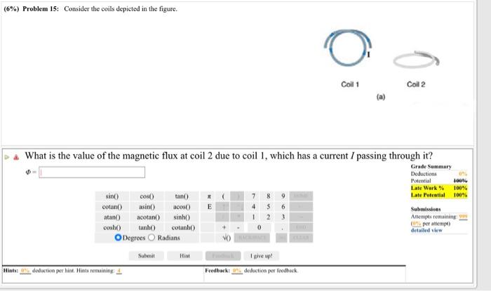 Solved (6\%) Problem 15: Consider the coils depicted in the | Chegg.com