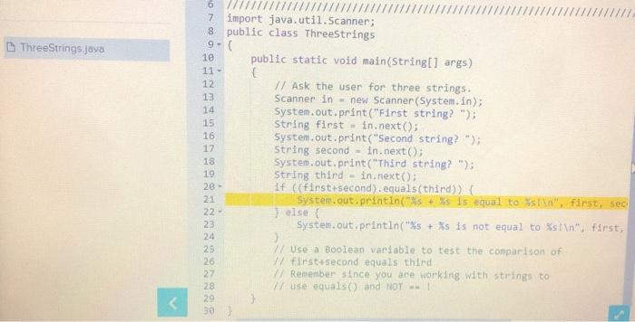 Solved 5 points Write a program that asks the user for three | Chegg.com