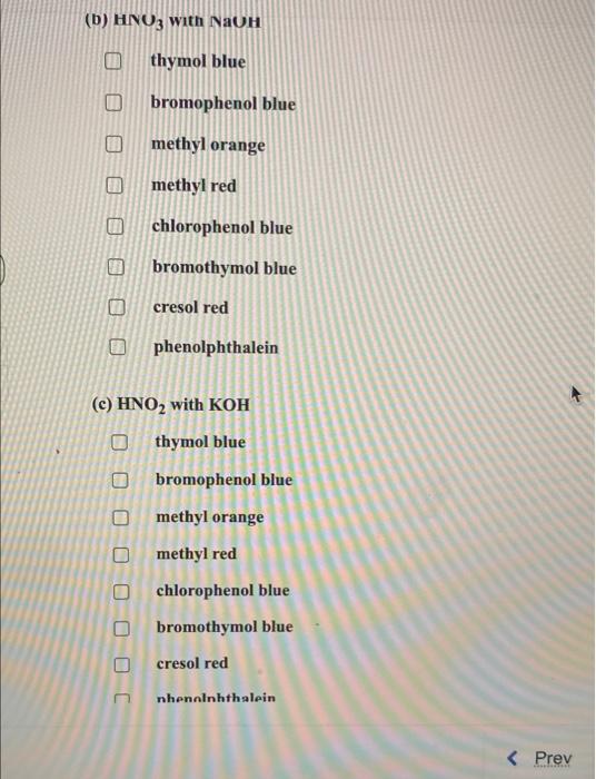 Solved Be sure to answer all parts. Which indicators that | Chegg.com