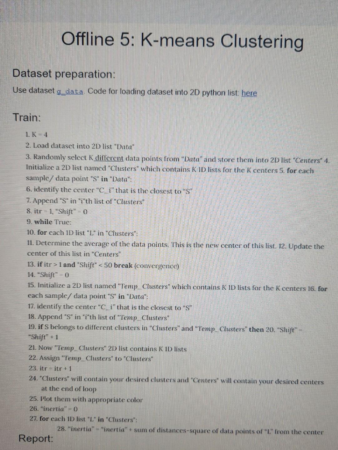 Solved slove the code and explain what is KMC and how it | Chegg.com