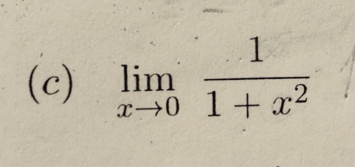 Solved limx→01+x21 | Chegg.com