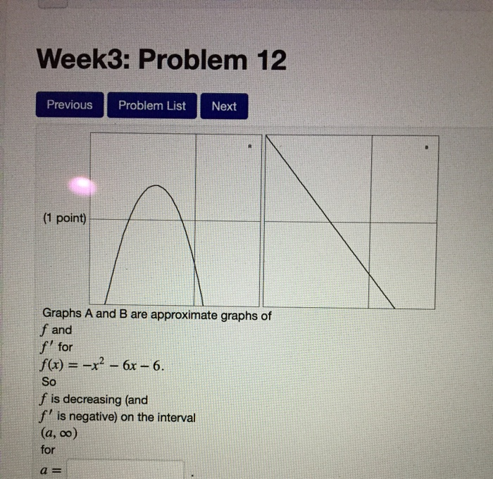Solved Week3: Problem 12 Previous Problem List Next (1 | Chegg.com