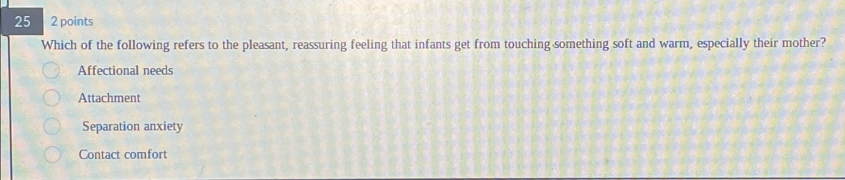 Solved 25 ﻿pointsWhich of the following refers to the | Chegg.com