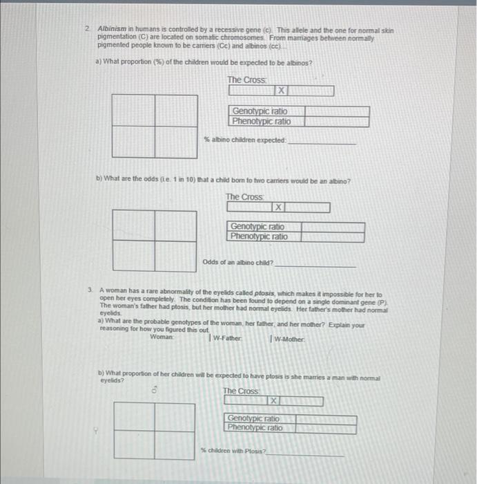 Solved Name Practice Genetics Problems: as | Chegg.com