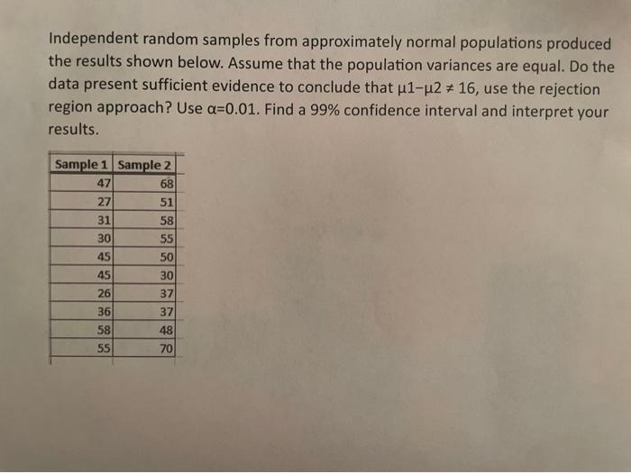 Solved Please Solve Step By Step Without Using Excel Excel 