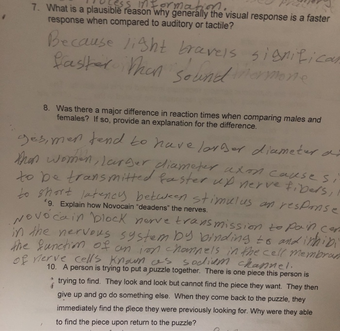 Solved normas 7. What is a plausible reason why generally | Chegg.com