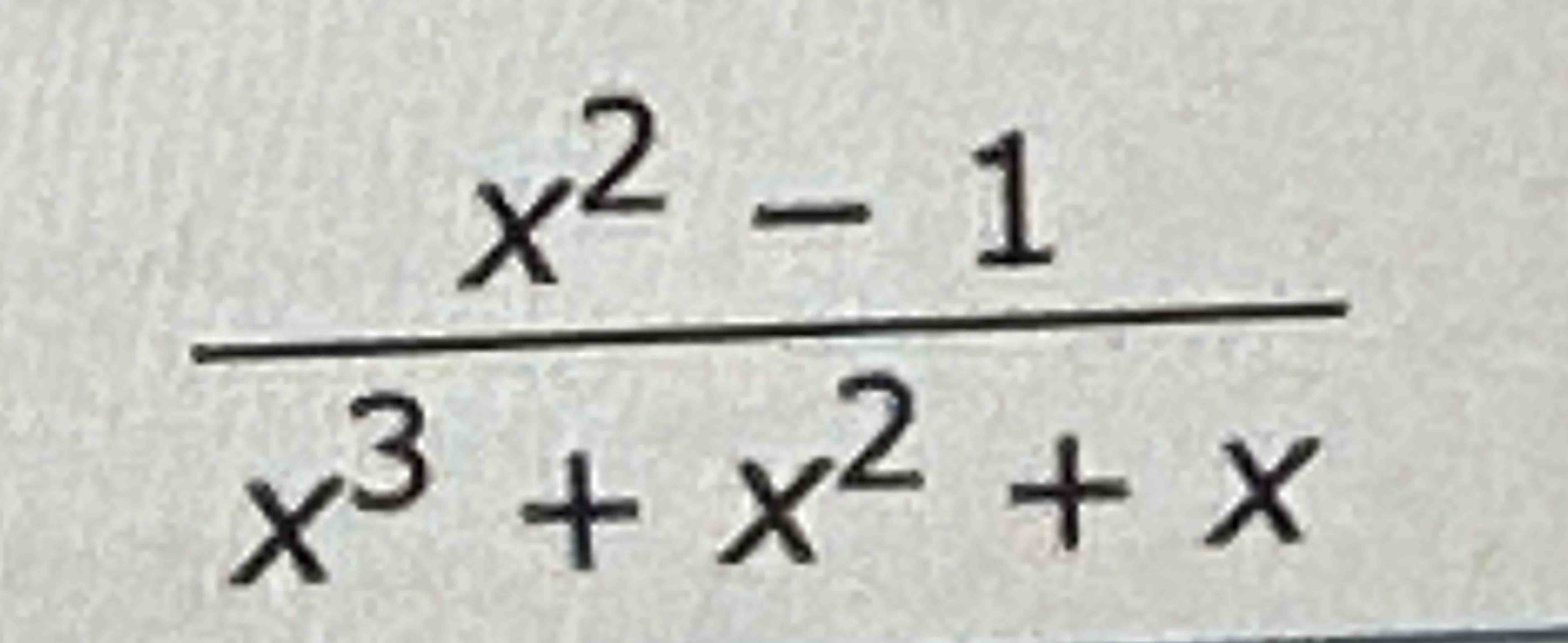 Solved x2-1x3+x2+x ﻿write out form of ﻿the partial fraction | Chegg.com