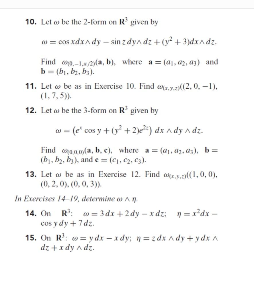 Solved = Chapter 8 Vector Analysis in Higher Dimensions 8.1 | Chegg.com
