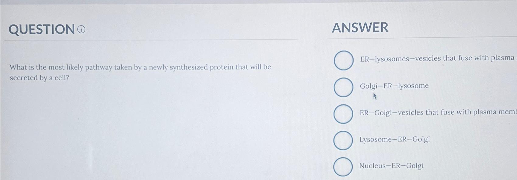 Solved QUESTION (i)ANSWERWhat is the most likely pathway | Chegg.com