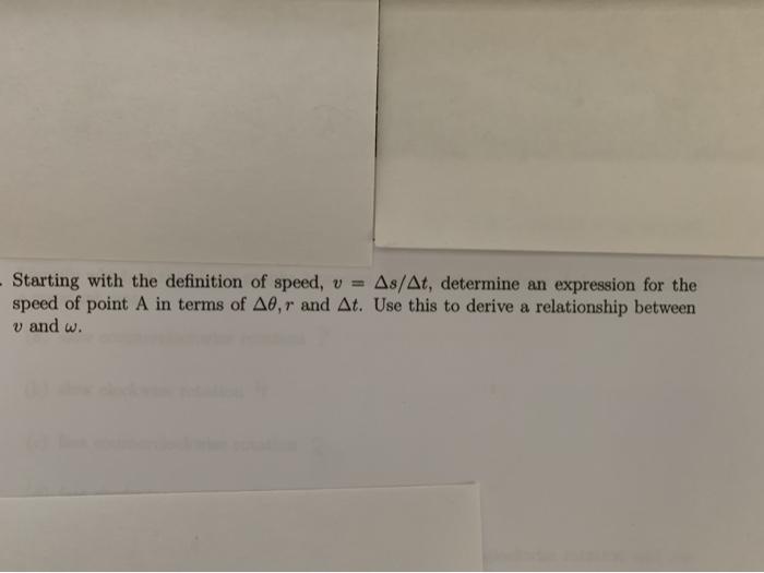 Solved Defining angular velocity The angular rate of change | Chegg.com