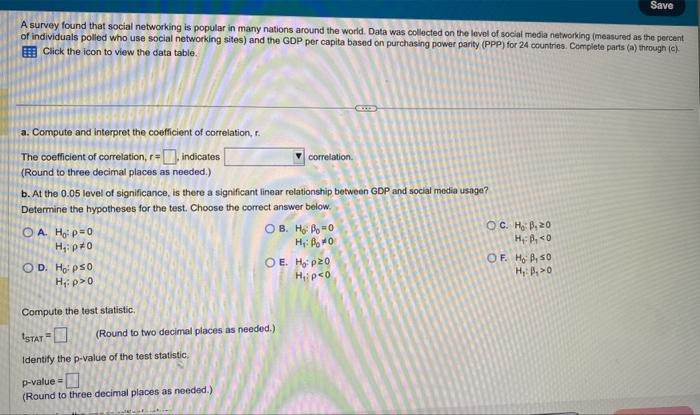 Solved A survey found that social networking is popular in | Chegg.com