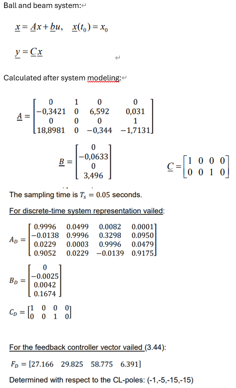 Solved The system description is shown in the figure. How to | Chegg.com