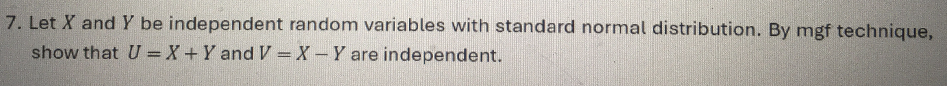 Solved Let x ﻿and Y ﻿be independent random variables with | Chegg.com