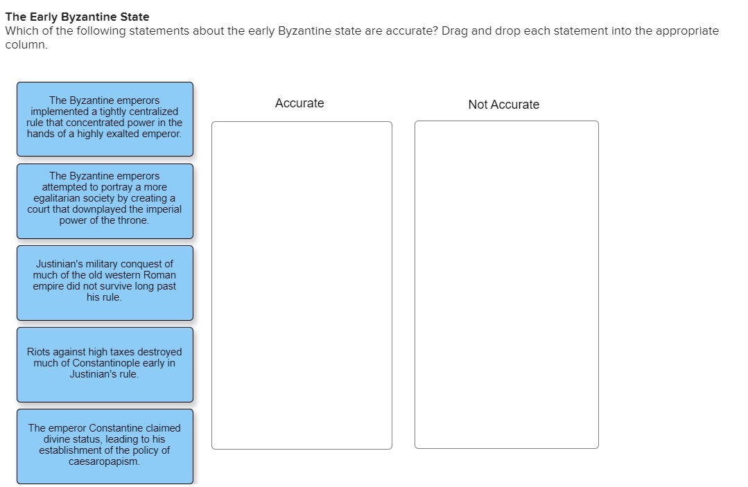 The Early Byzantine StateWhich of the following | Chegg.com