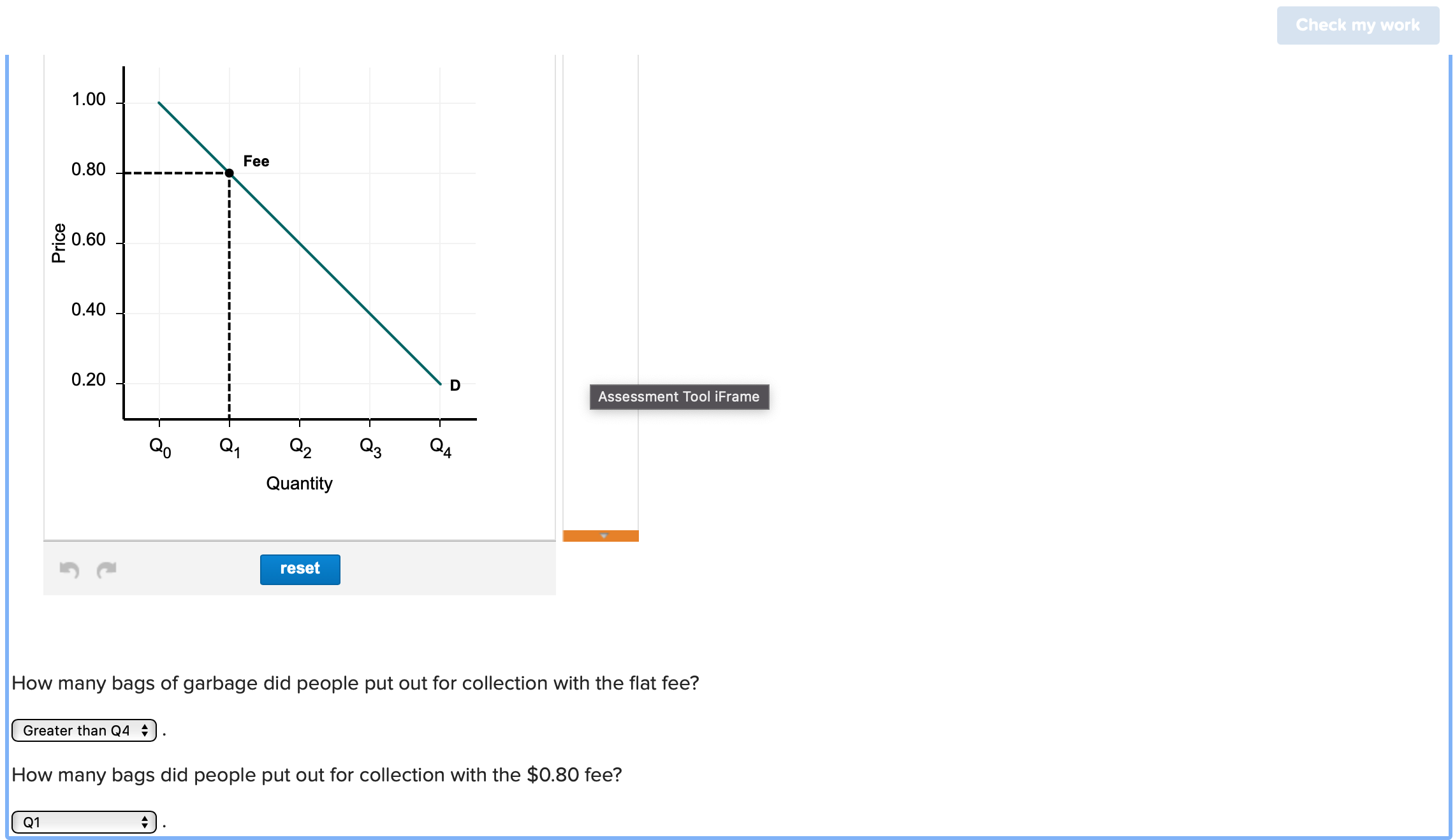 Solved How many bags of garbage did people put out for | Chegg.com
