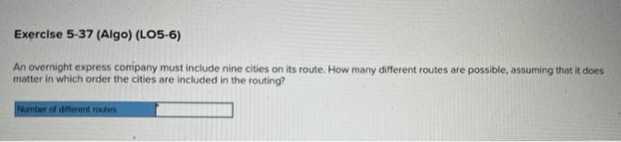 Solved An overnight express company must include nine cities | Chegg.com