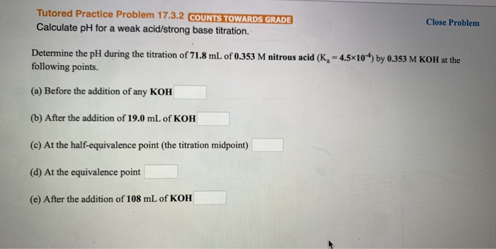 Solved Tutored Practice Problem 17.3.2 COUNTS TOWARDS GRADE | Chegg.com
