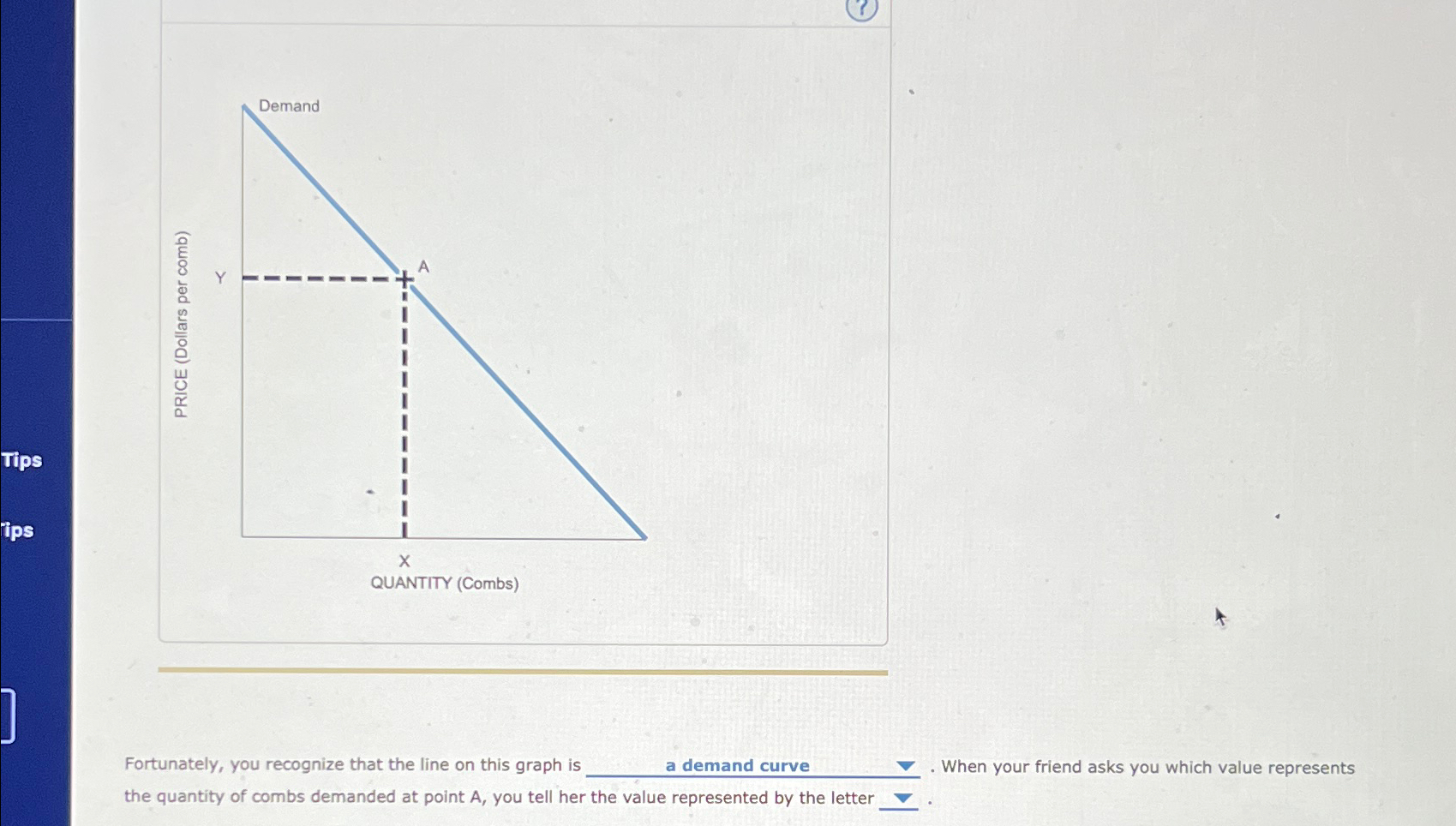 Solved Fortunately, you recognize that the line on this | Chegg.com