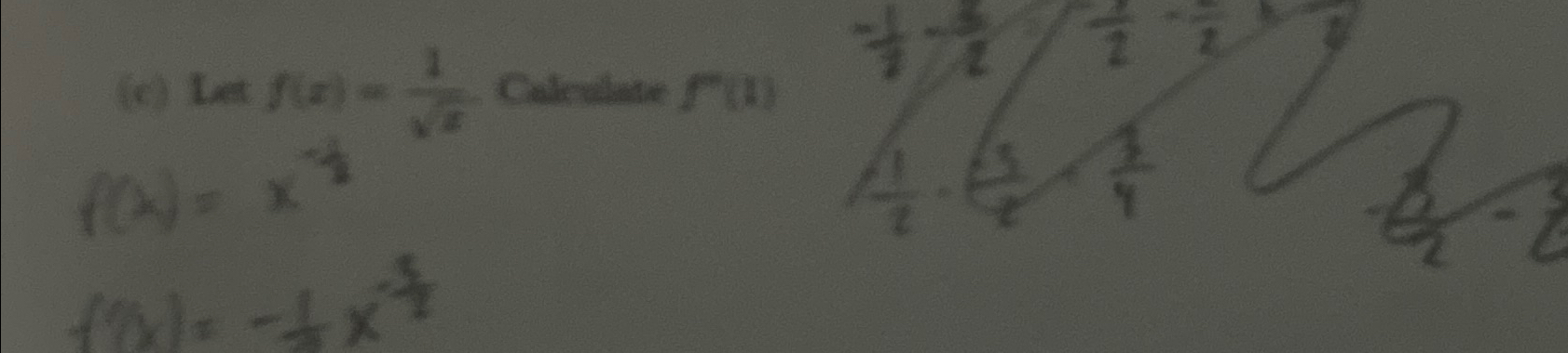 Solved Let f(x)=1x2 ﻿CalCulate f"(1 | Chegg.com