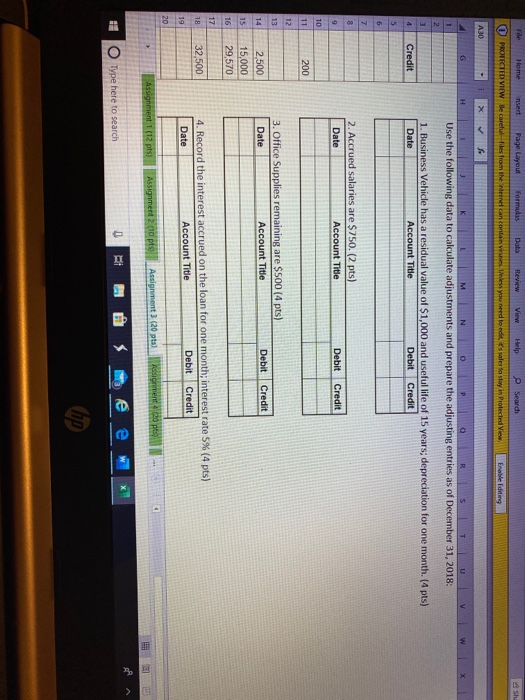 Solved AutoSave Re Home Insert Page Layout Formulas Data | Chegg.com
