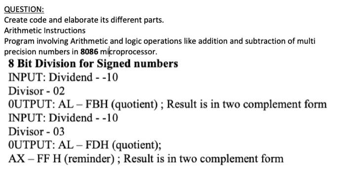 Solved Create code and elaborate its different | Chegg.com