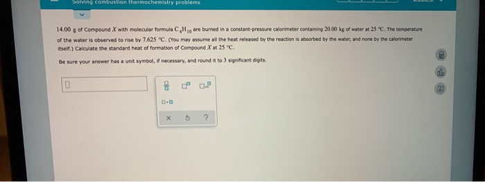 Solved Solving combustion thermochemistry problems 14.00 g | Chegg.com