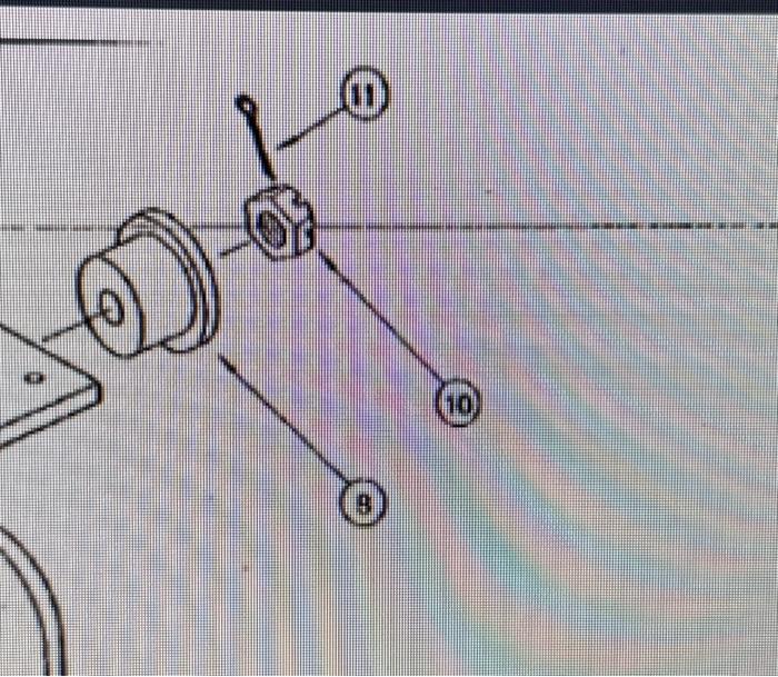 Solved i need help on how to mate cotter pin and castle nut | Chegg.com