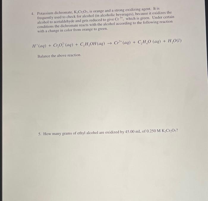 Solved 1. Compare the percentage of NaOCl you calculated to | Chegg.com