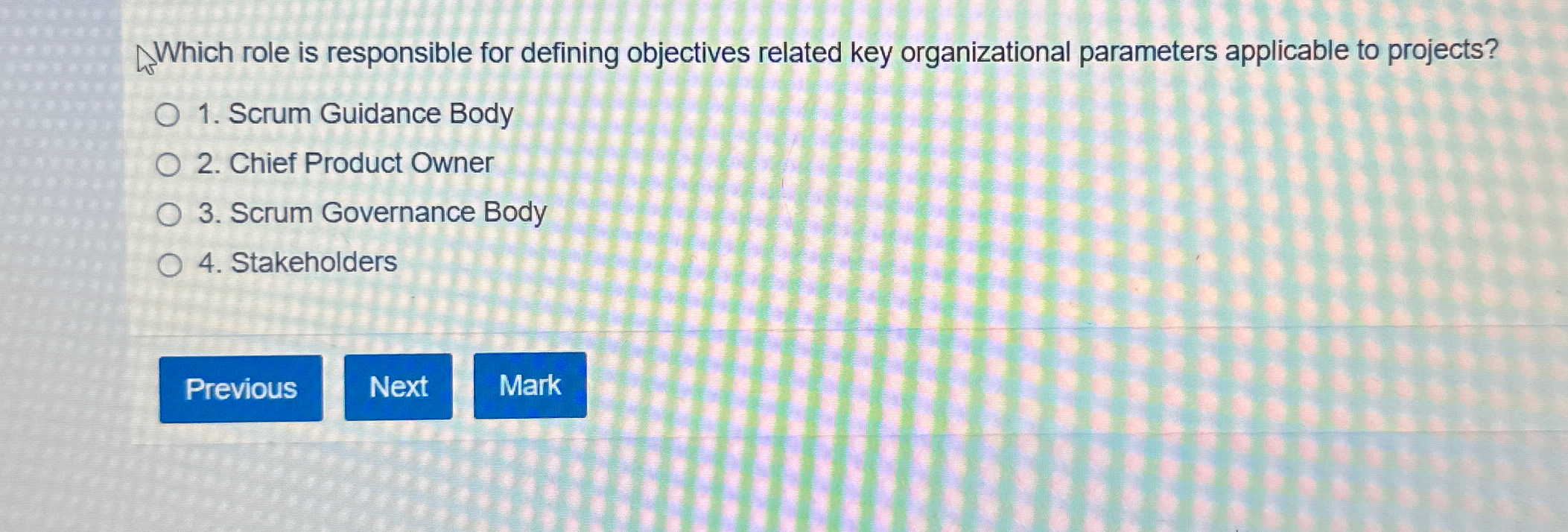 Solved Which role is responsible for defining objectives | Chegg.com