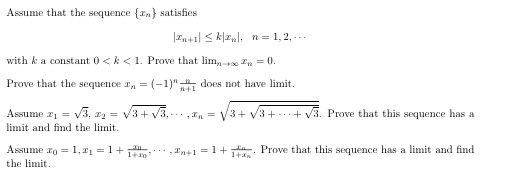 Solved Assume that the sequence {n} satisfies 2+1 | Chegg.com