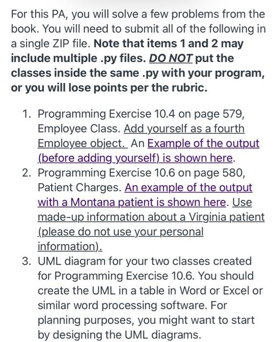 Solved For this PA, you will solve a few problems from the | Chegg.com