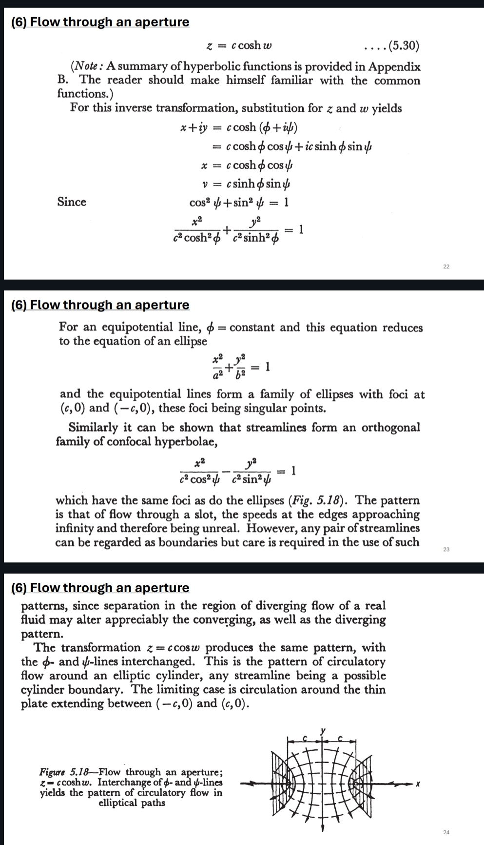 Solved explain flow through aperture according to the given | Chegg.com