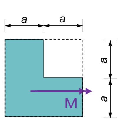 Solved For an architectural reason, a square section has to | Chegg.com
