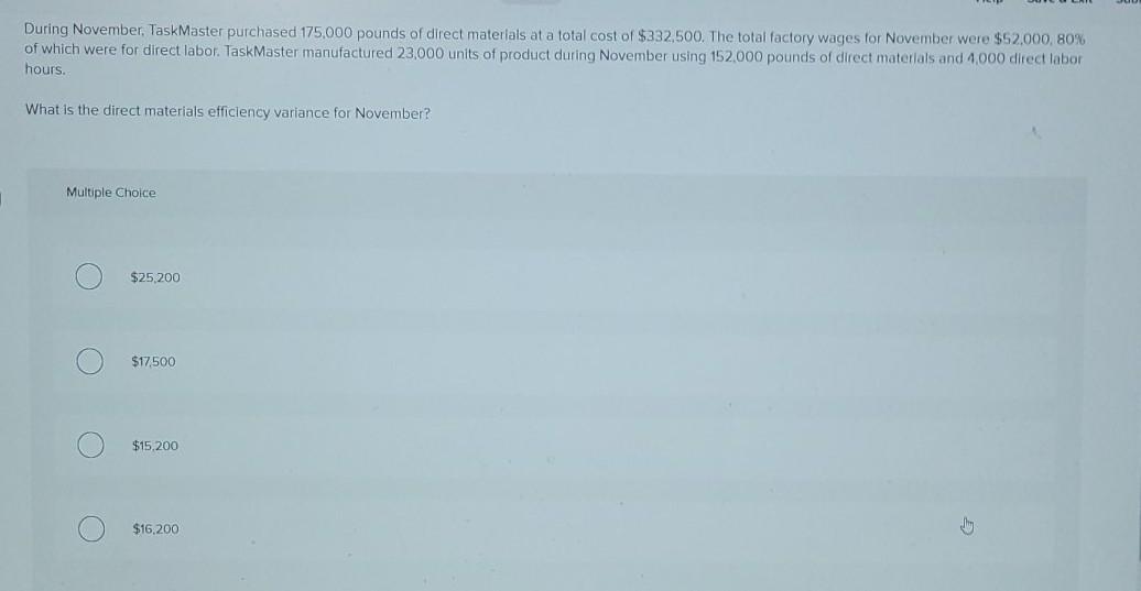 Solved Exercise 16-38 (Algo) Variable Cost Variances (LO | Chegg.com
