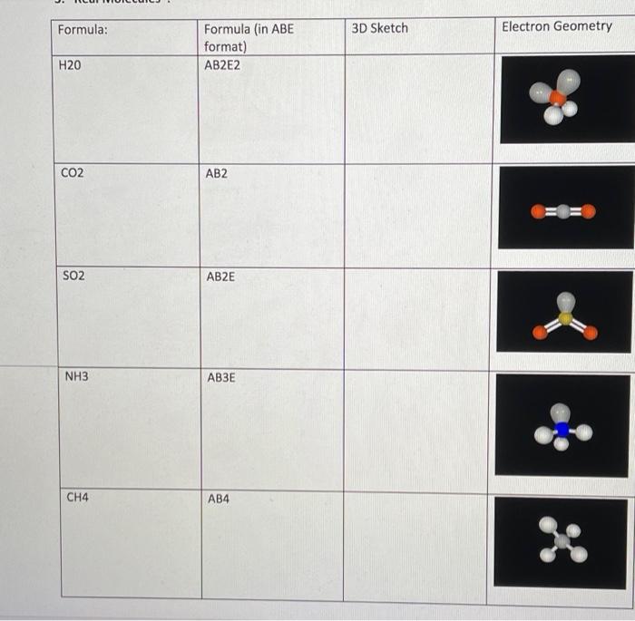 Solved Formula: 3D Sketch Electron Geometry Formula (in ABE | Chegg.com