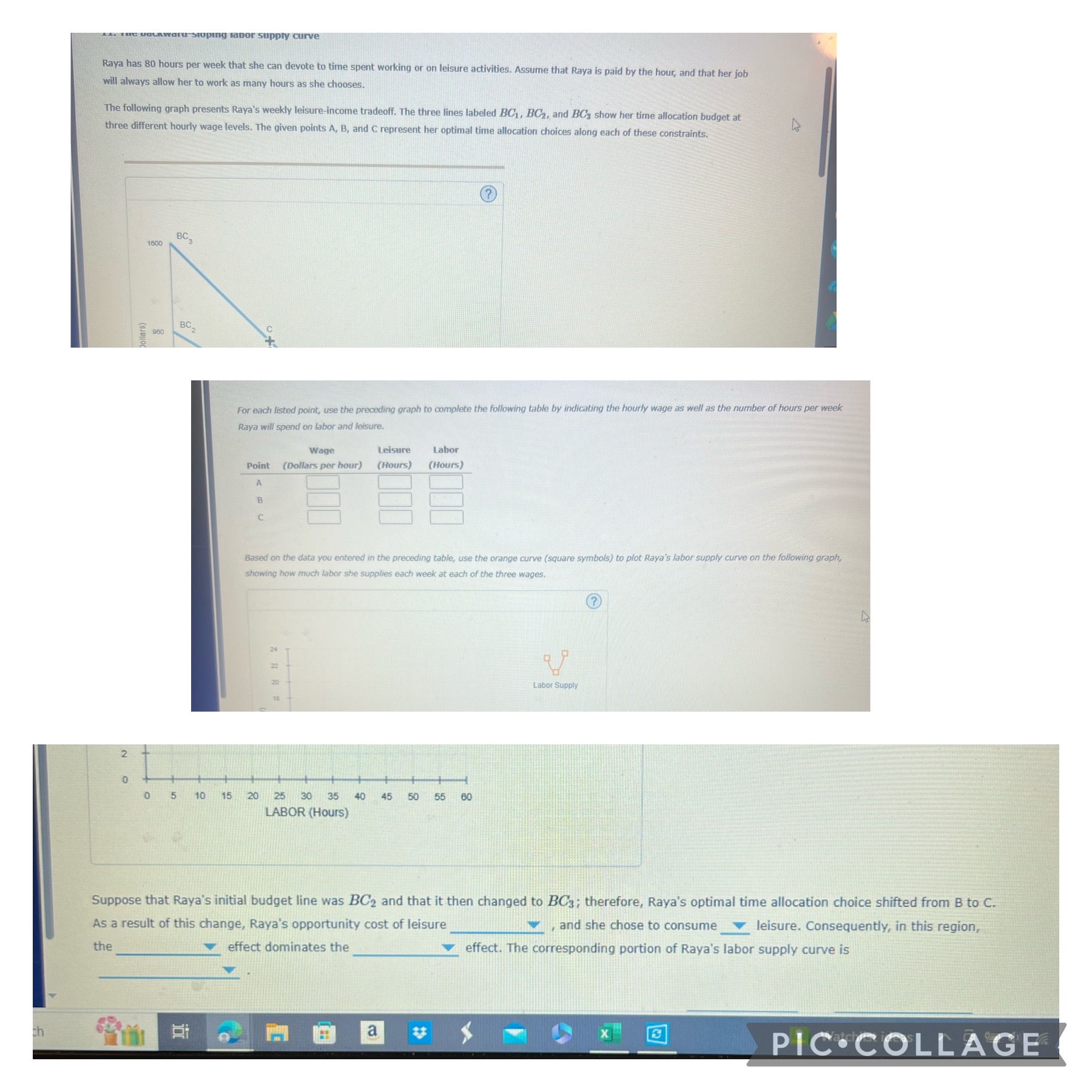 Raya has 80 ﻿hours per week that she can devote to | Chegg.com