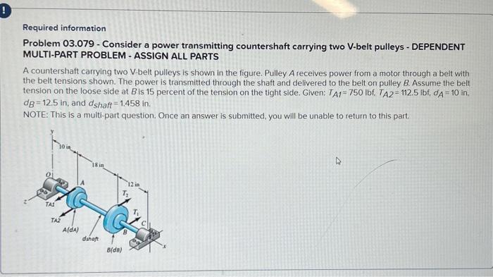 Solved Required information Problem 03.079 - Consider a | Chegg.com