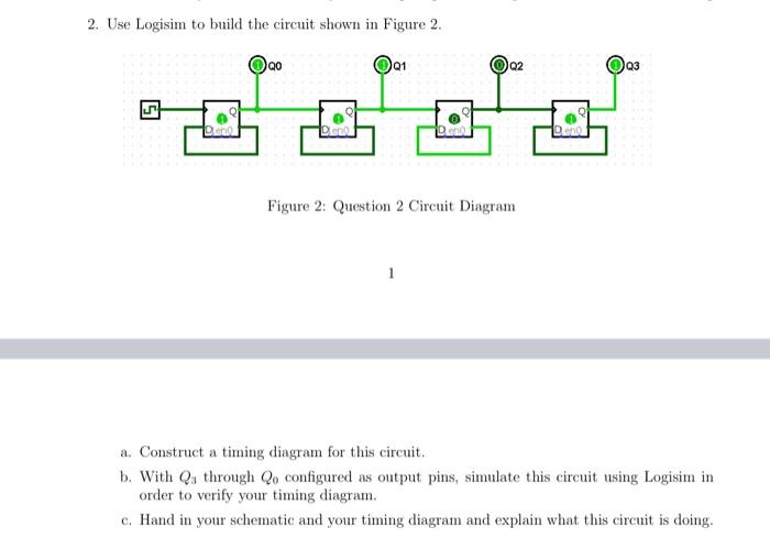 Solved 2. Use Logisim to build the circuit shown in Figure | Chegg.com