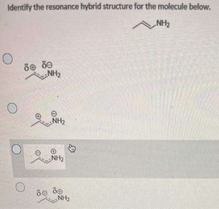 Solved Identify the resonance hybrid structure for the | Chegg.com