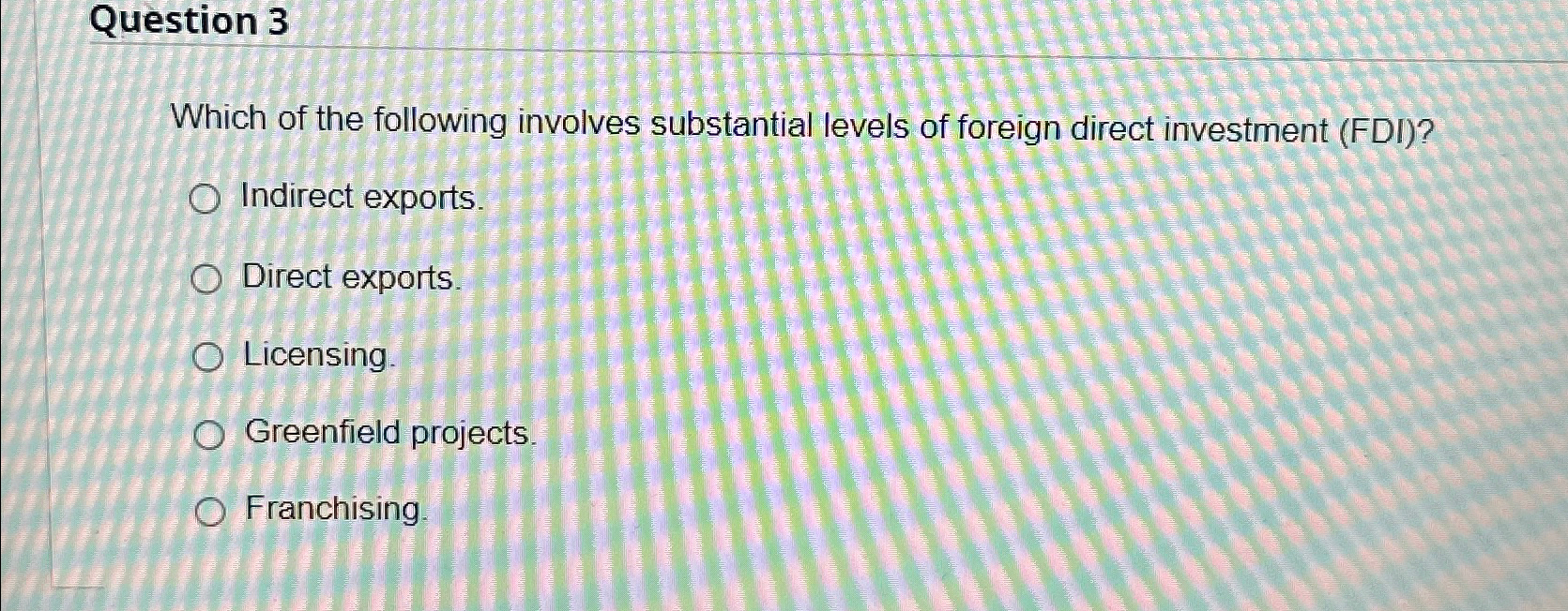 Solved Question 3Which of the following involves substantial | Chegg.com
