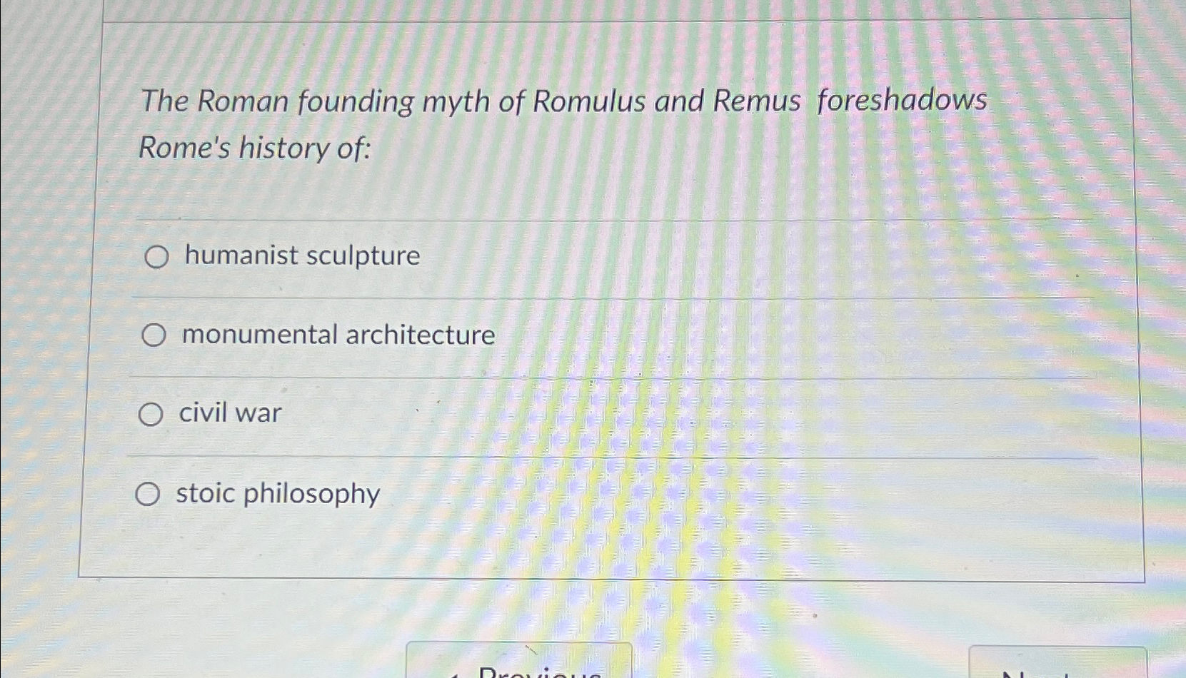 Solved The Roman founding myth of Romulus and Remus | Chegg.com