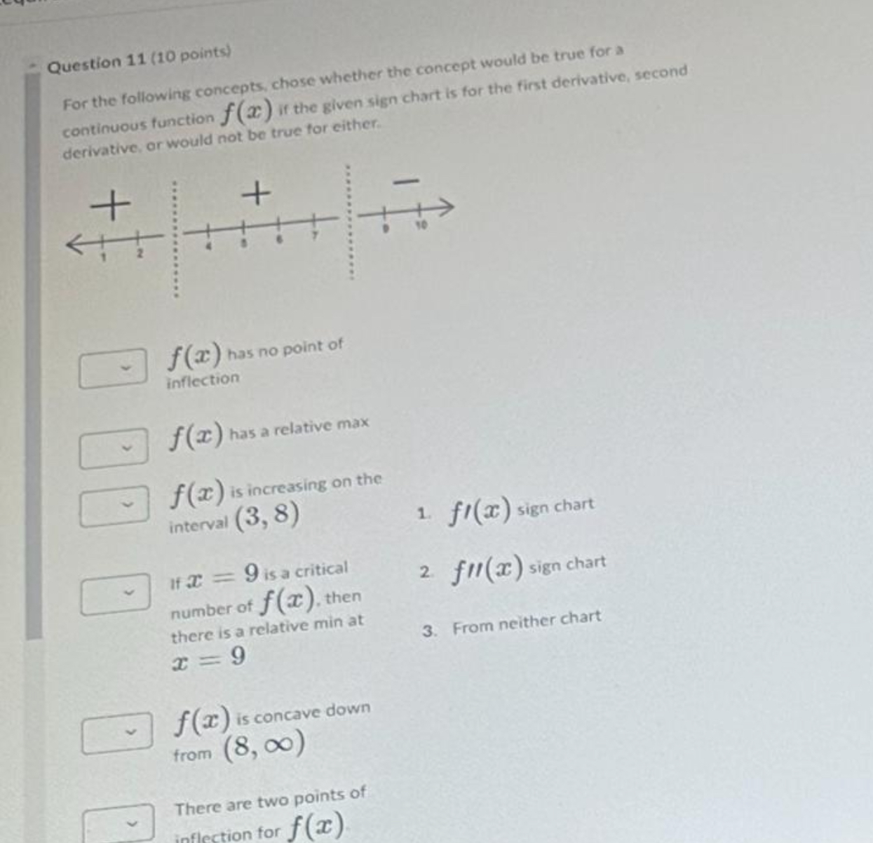 Solved Question 11 (10 ﻿points)For the following concepts, | Chegg.com