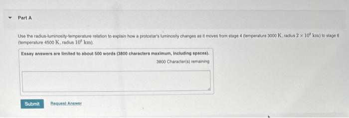 Solved Use the radius-luminosity-temperature relation to | Chegg.com